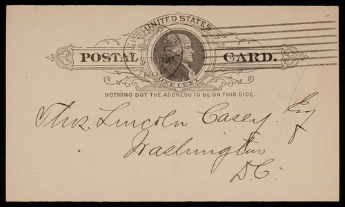 The National Bank of the Republic to Thomas Lincoln Casey, January 2 ...
