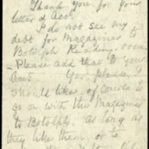 Letter from Florence Nightingale to Mr. Morey - Digital Commonwealth