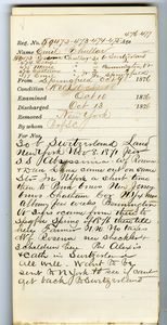 Tewksbury Almshouse Intake Record: Challar, Catherine - Digital ...