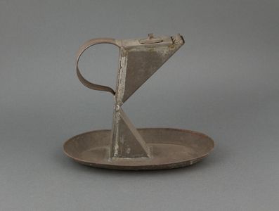 Lard Oil Hand Lamp - Digital Commonwealth
