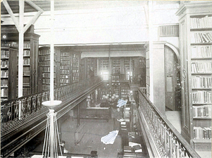 Public library, north gallery, City Hall - Digital Commonwealth