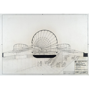 Ruggles Station, perspective of pedestrian concourse : number SAI-SK-A ...