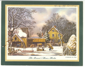 Christmas card from Julia and Metz T. P. Lochard to W. E. B. Du Bois ...
