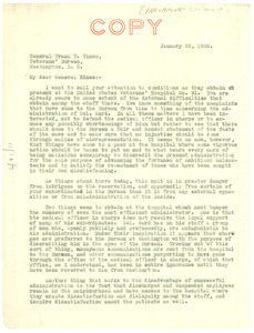 Letter from R. R. Moton to General Frank T. Hines - Digital Commonwealth