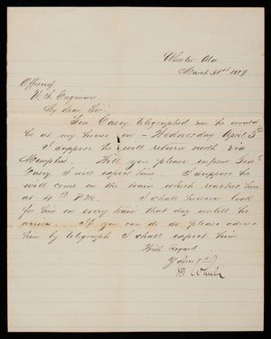 George Wheeler to Thomas Lincoln Casey, March 30, 1889 (2) - Digital ...