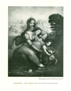 Reproduction of Leonardo Da Vinci's Virgin and St. Anne - Digital ...