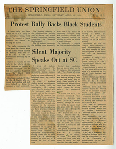 Protest rally backs black students (April 11, 1970) - Digital Commonwealth