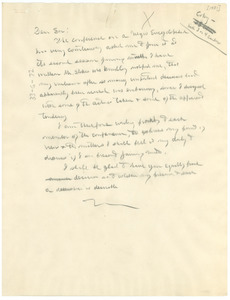 Letter from W. E. B. Du Bois to undisclosed recipient - Digital ...