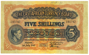Five shillings banknote - Digital Commonwealth
