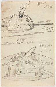 Sketches of saws and log dogs - Digital Commonwealth