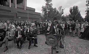Dedication ceremony for the Mayor James M. Curley statue - Digital ...