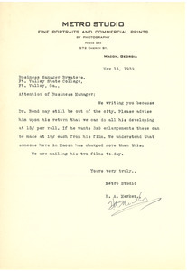 Metro Studio (Macon, Ga.) - Digital Commonwealth