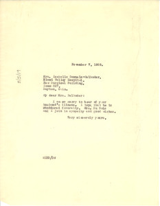 Letter from W. E. B. Du Bois to Isabelle Samuels-Belboder - Digital ...