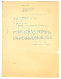 Letter from Nathan R. Margold to William T. Andrews - Digital Commonwealth
