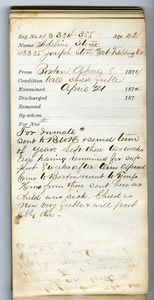 Tewksbury Almshouse Intake Record: Stone, Joseph - Digital Commonwealth