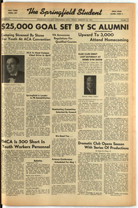 The Springfield Student (vol. 41, no. 15) February 26, 1954 - Digital ...