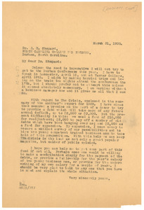 Letter from W. E. B. Du Bois to The Durham Conference - Digital ...