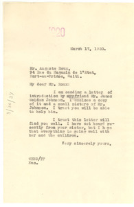 Letter from W. E. B. Du Bois to Auguste Roux - Digital Commonwealth