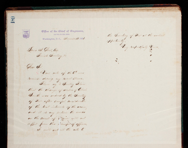 Thomas Lincoln Casey Letterbook (1888-1895), Thomas Lincoln Casey to ...