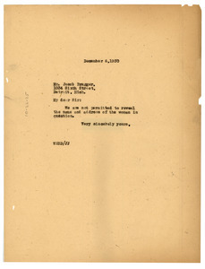 Letter from W. E. B. Du Bois to Jacob Brugger - Digital Commonwealth