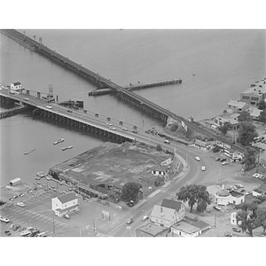 Marine Basin and foot of bridge, Beverly, MA - Digital Commonwealth