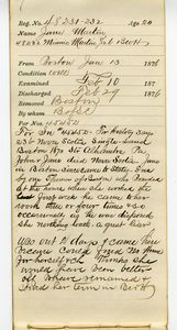 Tewksbury Almshouse Intake Record: Martin, Minnie - Digital Commonwealth