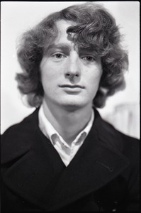 Half-length studio portrait of Mike Scanlon - Digital Commonwealth