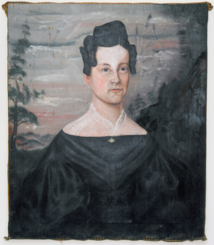 Portrait of Elizabeth Harwood (1814-1882) - Digital Commonwealth