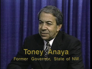 Report from Santa Fe; Part 1 : Toney Anaya - Digital Commonwealth