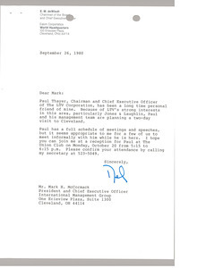 Letter from E. M. de Windt to Mark H. McCormack - Digital Commonwealth
