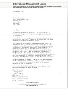 Letter from Judy Stott to Sue Simmonds - Digital Commonwealth