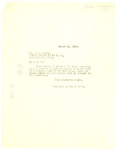 Letter from Crisis to Y.M.C.A. of Springfield, Ohio - Digital Commonwealth