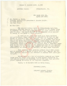Letter from Collier's to the NAACP - Digital Commonwealth