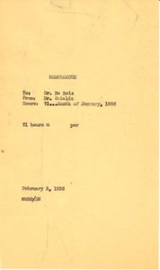 Memorandum from Mr. Shields to Dr. Du Bois - Digital Commonwealth