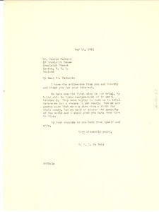 Letter from W. E. B. Du Bois to George Padmore - Digital Commonwealth