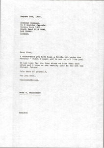 Letter from Mark H. McCormack to Anthony Germano - Digital Commonwealth