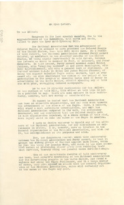 An open letter from Charles P. Howard to W. E. B. Du Bois - Digital ...