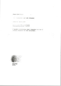 Memorandum from Mark H. McCormack to Rick Isaacson and Bud Stanner ...