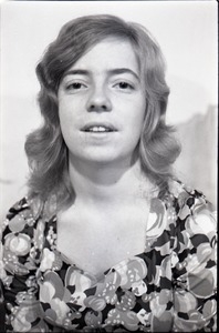 Half-length studio portrait of Julie Howard - Digital Commonwealth