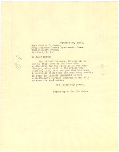Letter from Crisis to Carita V. Roane - Digital Commonwealth