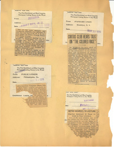 Newspaper clippings - Digital Commonwealth