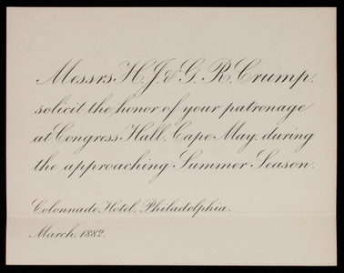 H. J. & G. R. Crump to Thomas Lincoln Casey, March 1882 - Digital ...