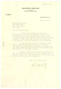 Letter from William C. Matney to W. E. B. Du Bois - Digital Commonwealth