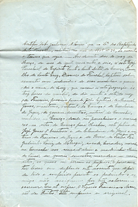 Louis Gomes Baptismal Record - Digital Commonwealth