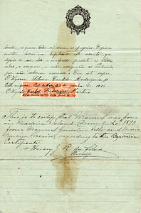 Manuel Tello Baptismal Record - Digital Commonwealth