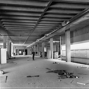 Studying in Sawyer Library - Digital Commonwealth