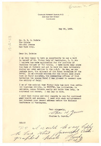 Letter from Charles H. Garvin to W. E. B. Du Bois - Digital Commonwealth