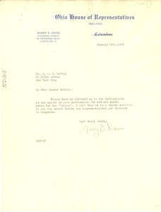 Letter from Harry E. Davis to W. E. B. Du Bois - Digital Commonwealth