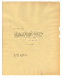 Letter from W. E. B. Du Bois to NAACP Springfield branch - Digital ...