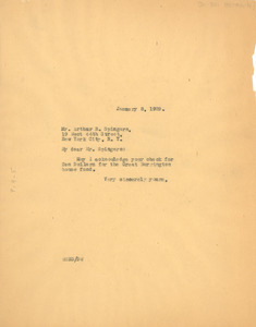 Letter from W. E. B. Du Bois to Arthur B. Spingarn - Digital Commonwealth